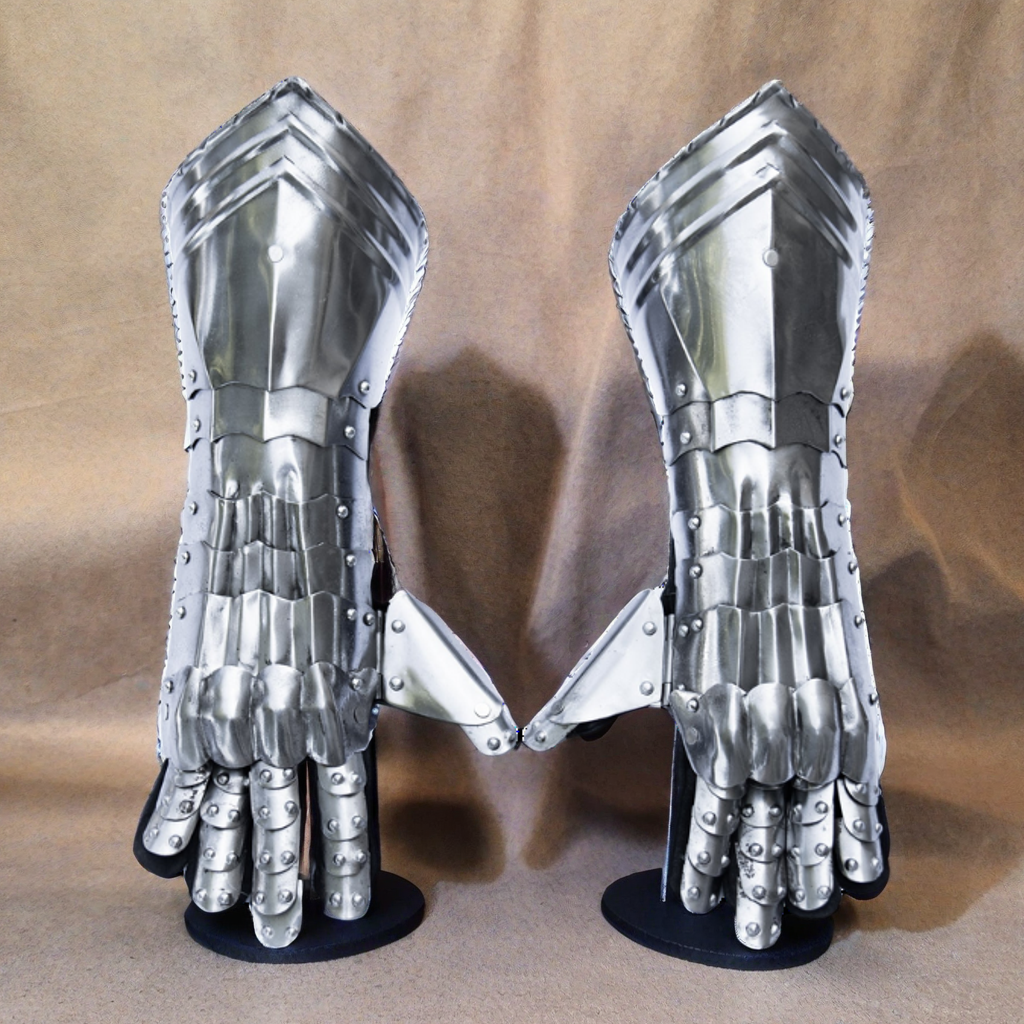 Gauntlet - Steel Medieval Gauntlet- Large | Alcove Archive