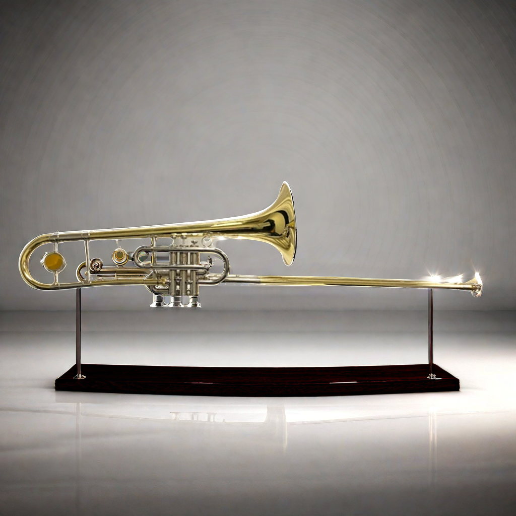 Intermediate Standard Eb Alto Trombone - Gold Brass | Alcove Archive