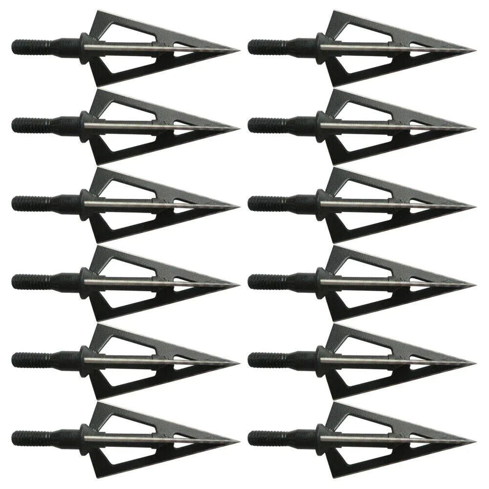 Triple-Blade 100-Grain Stainless Steel Arrowhead - Battling Blades ...