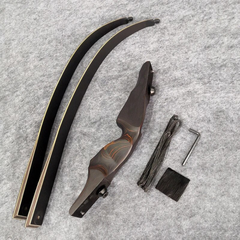 Wooden Riser Bamboo Core Limbs Recurve Bow – Alcove Archive